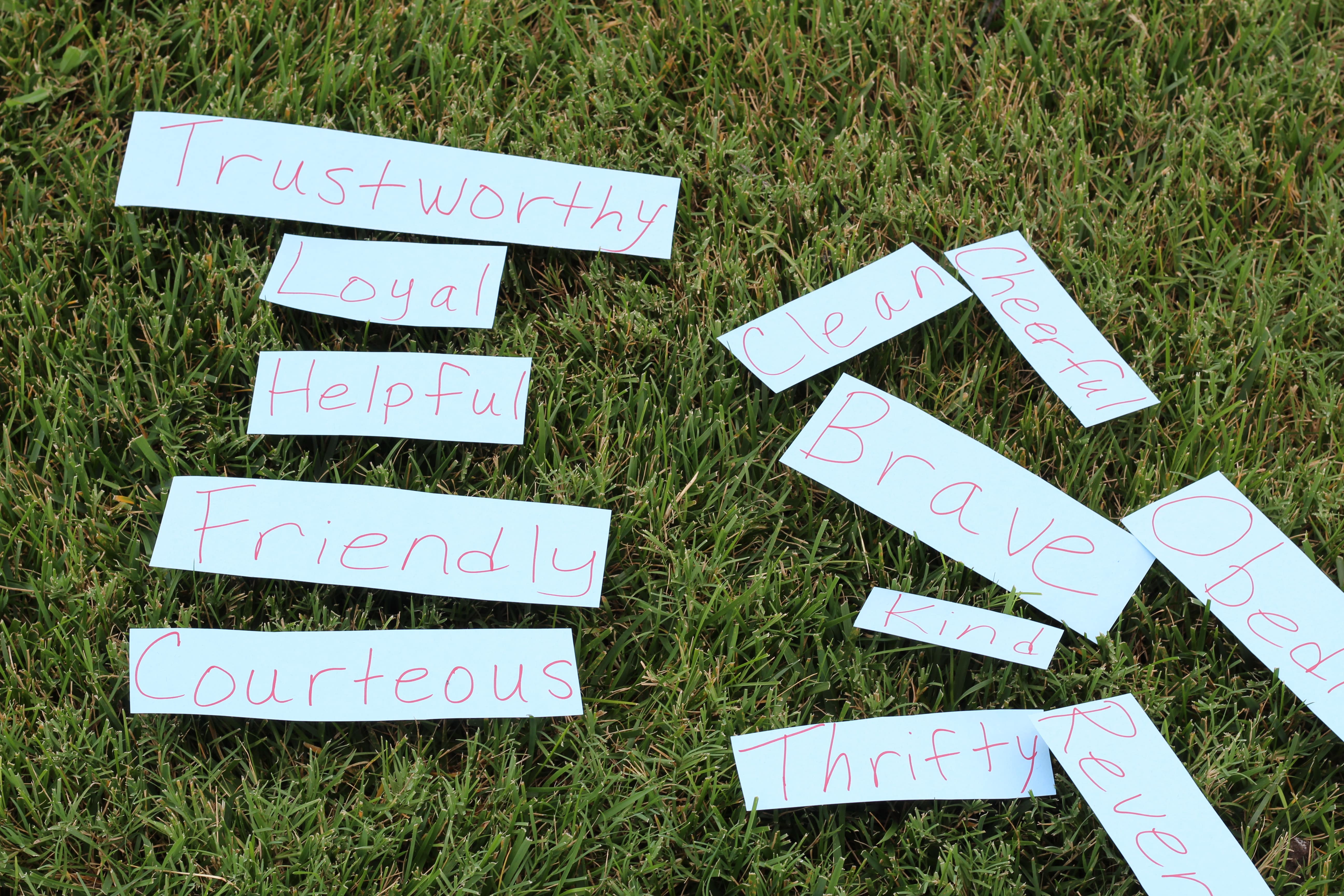 Cub Scout Activities: Promise Puzzle Game