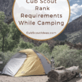 Cub Scout Camping Checklist | Cub Scout Ideas