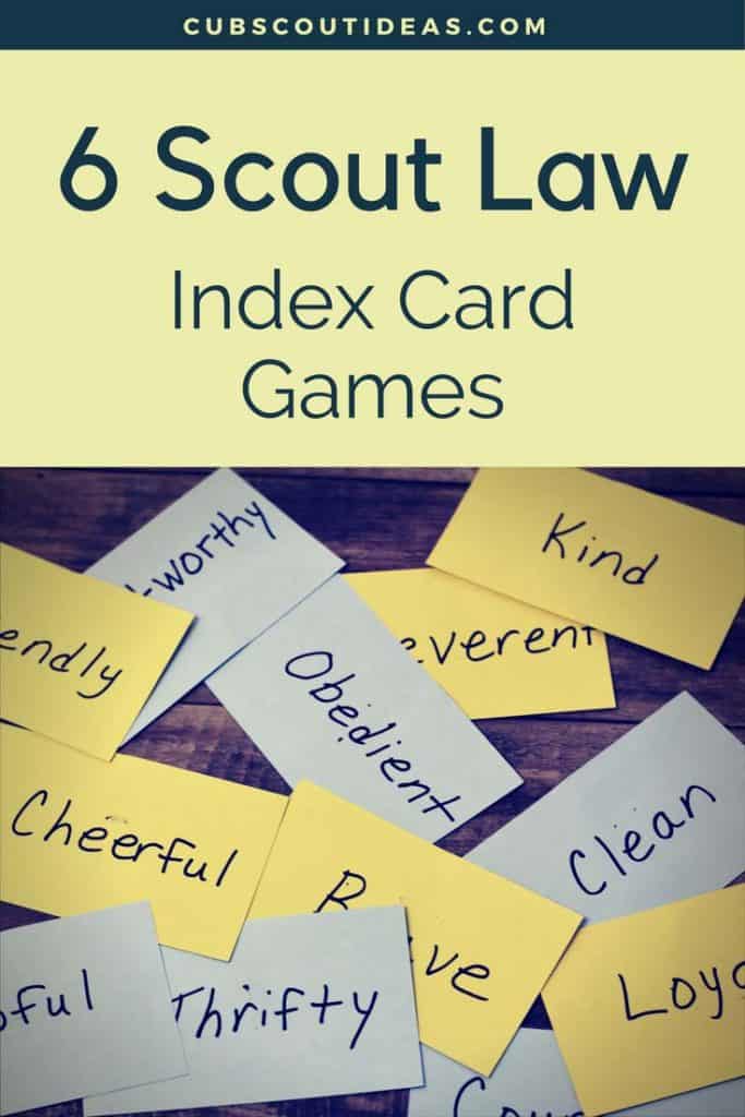 6 Exciting and Helpful Scout Law Games » Cub Scout Ideas
