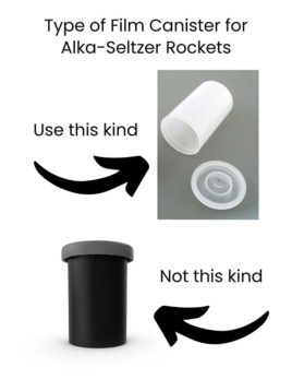 How to Make Alka Seltzer Rockets with Film Canisters